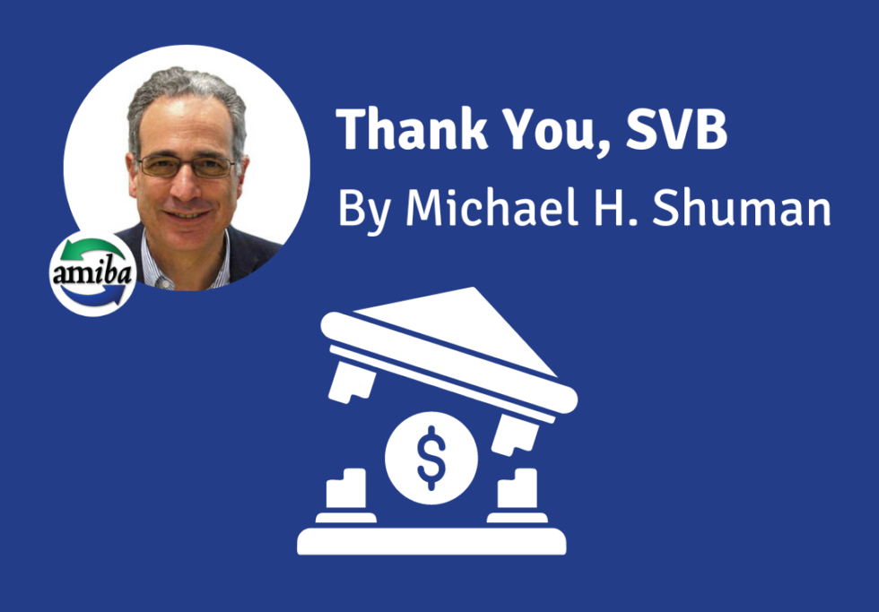 Thank You, SVB: A Call for Move Your Money Month - AMIBA