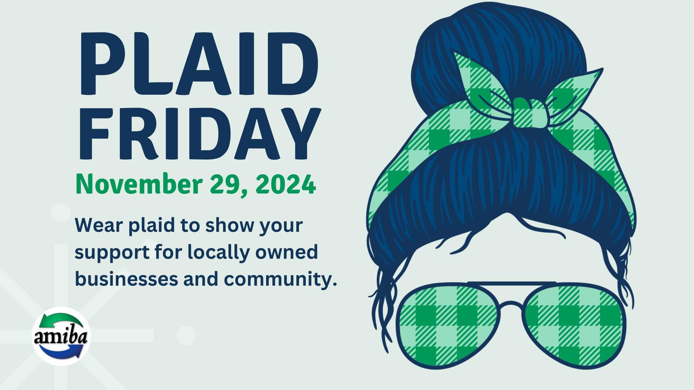 Plaid Friday - Shop Indie Local - Wear Plaid on Black Friday - AMIBA