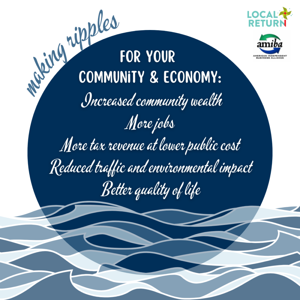 Make Ripples: Choose Indie Local - AMIBA